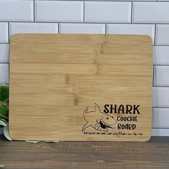 Handmade | Kitchen | Shark Coochie Board Charcuterie Board Cutting ...